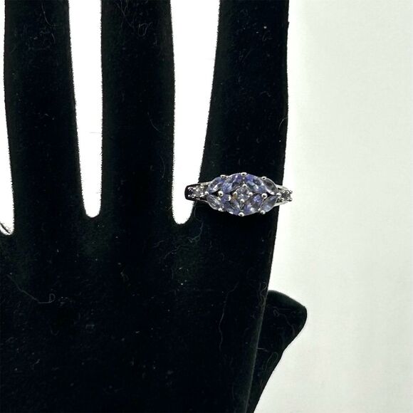 Stauer | Jewelry | Vintage Stauer Tanzanite Sterling Silver Cocktail ...